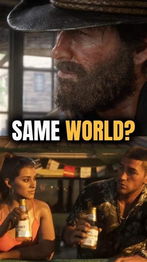 Is GTA and RED DEAD the SAME WORLD? 😱 #shorts