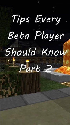 Tips Every Beta Player Should Know Part 2 #shorts #minecraft #nostalgia