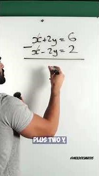 Simultaneous Equations Explained🔥| NeilDoesMaths