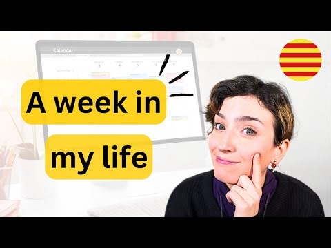 A week in my polyglot study routine (In Catalan, subtitles available)