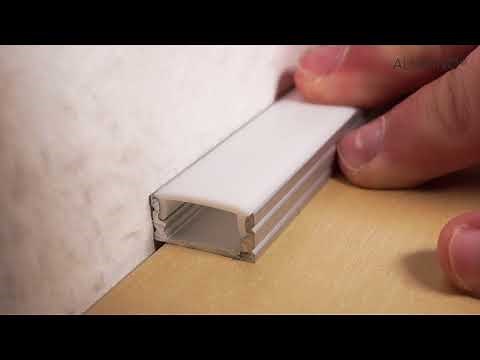 LED Profil / U-Profile Abdeckung Montage alumino®