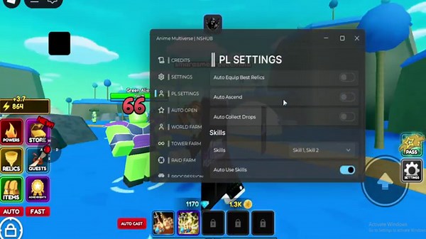 *NEW* Anime Multiverse Script (PASTEBIN 2024) (AUTO CLICK , AUTO EQUIP , AUO USE SKILLS , AUTO OPEN)