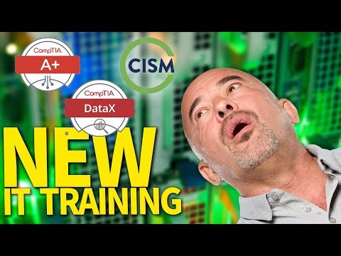 CompTIA A+ | DataX | ISACA CISM | 🚀 CBT Nuggets New Training July Updates