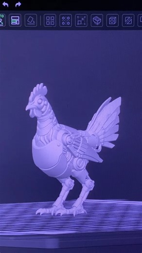 3D Model Showcase: Robot Chicken