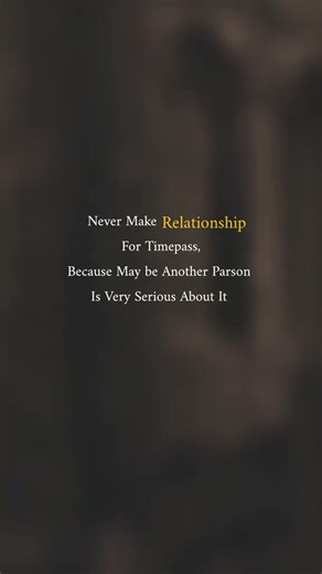 maybe another person is very serious about it