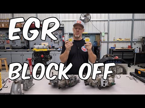 How to Delete the EGR and Install a Block Off Plate on a Mazda B2000 Mazda B2200