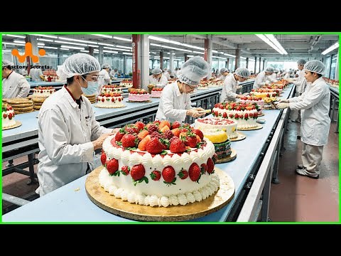 How Millions of Cakes Are Made in a Factory | Factory Secrets Revealed