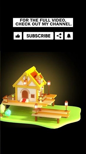 Stylized Low Poly House Scene in Blender | Cozy Environment 3D Tutorial