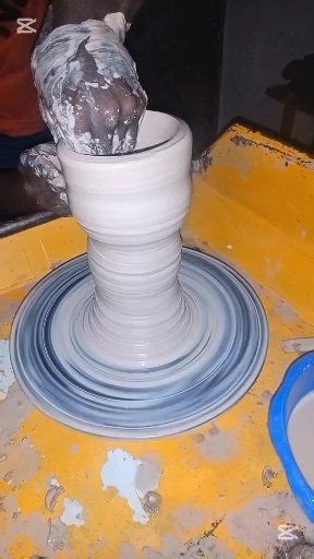 One of the hardest things to do on the wheel Reversing a cylinder - already pulled - back into a centering stage feels almost impossible. But this is pottery too. Knowing when to pause, undo, and reset instead of forcing a form. Clay teaches you that progress isn’t always forward motion — sometimes it’s having the humility and control to start again, calmly, with intention. #ofysmithpottery #PotteryProcess #WheelThrown #pottery | Ofysmith Pottery