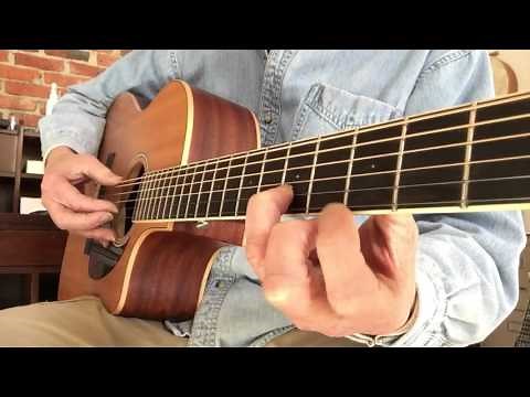 Buckets of Rain - dropped D arrangement- tutorial take 2