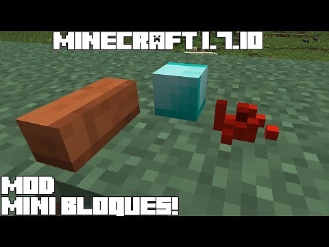 Minecraft 1.7.10 MOD MINI BLOQUES! LittleTiles Mod Review Español!