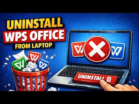 How To Uninstall WPS Office from Windows PC or Laptop
