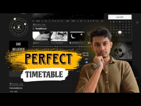 কিভাবে PERSONAL TIMETABLE তৈরি করবেন? ⏰HOW TO MAKE TIMETABLE FOR SCHOOL AND COLLEGE