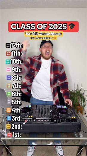 Max Grabel on Instagram: "CLASS OF 2025 (1st-12th Grade Rap Music Recap)  Congratulations to the Class of 2025  Here’s a recap of all the best rap songs through your 1st-12th grade experience 凉 #classof2025 #graduation #rap #hiphop #music #eminem #fettywap #kendricklamar #drake #travisscott #juicewrld #liluzivert"