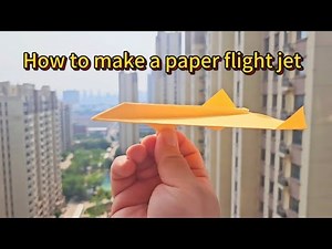 How to make a paper flight jet | how to make aeroplane with origami paper | paper airplane tutorial