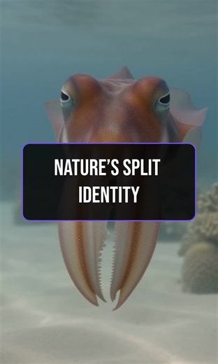his animal can flirt and stay invisible at the same time 😳 Cuttlefish can display two completely different patterns on opposite sides of their body — impressing a mate while hiding from rivals. Nature really said multitask. #mindblown #natureiswild #didyouknow #animalfacts #sciencefacts #wildfacts #funfacts #crazyfacts #fyp #foryou #foryoupage #viralvideo #shorts #reels #tiktokfacts #marinebiology #oceanlife #smartanimals #animalbehavior #evolution #camouflage #mindblown #naturefacts #animalint