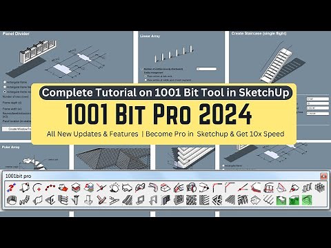 1001 BIT Tool Pro in SketchUp Complete Tutorial