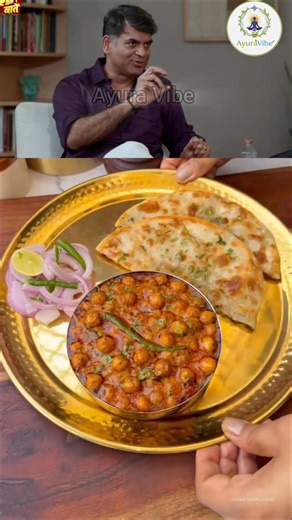 Saurabh Dwivedi ने बताई खाने से जुडी कमजोरी | Girija Oak Lalan Chikkar Chole Recipe #shorts #chole