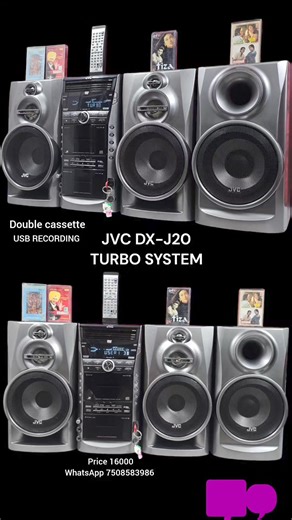 65K views · 1.6K reactions | Jvc dx-j20. Turbo music system. Antique shop India | Antique shop india | Facebook