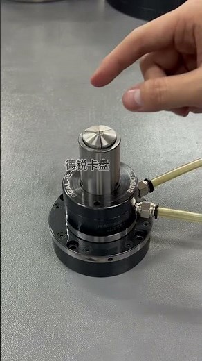 ‌Small pneumatic rotary collet chuck for holding 0.8mm and processing electronic components