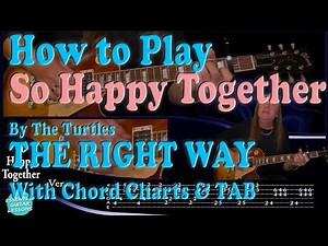 How To Play So Happy Together On Guitar