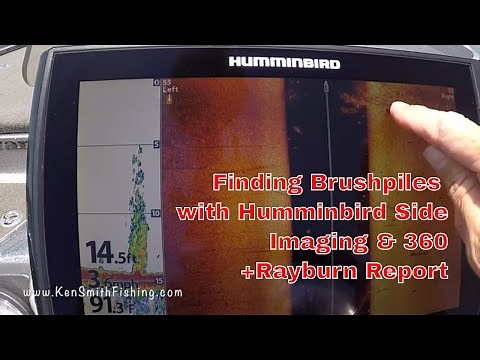 Finding & Fishing Brushpiles with Humminbird Side & 360 Imaging - Rayburn Report - Ken Smith Fishing