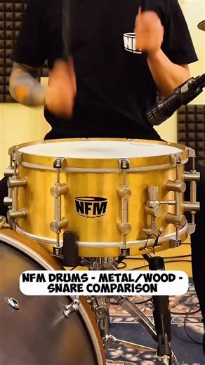 @nfm_drums show off an array of snare drums to compare to each other!! This is what they had to say about these drums: “This is the complete comparison of our snares, made with our friend @itsme_dario , obviously at @sirio_pivetti_metrorec studio. Please let us know in the comments which one you like! Thank you very much, Dario, it was a real pleasure to work with you!“ Which one would you pick? Shout out to @nfm_drums for showing off all of these drums to all of us!! • • #officialsnaregeek #sna