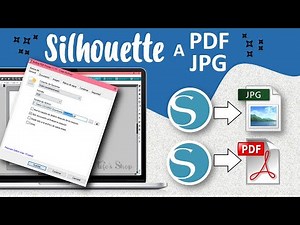 Guardar archivos de Silhouette Studio a PDF y JPG