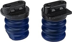 SuperSprings SSF-302-40 | SumoSprings Front for Dodge RAM 2500|3500 | Left/Right Pair | 800 (lb) Capacity at 50% Compression | Made in the USA, Blue