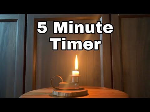 5 Minute Timer | Candle Melting Timelapse | Relaxation & Mindfulness for Classroom and Meditation