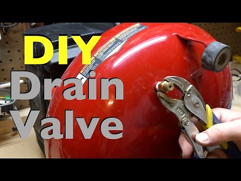 Porter Cable AIr Compressor Drain Valve Replacement