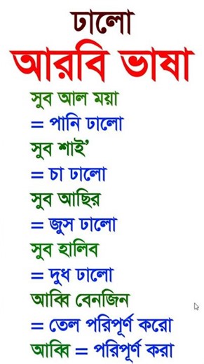 Learn essential Arabic sentences for everyday use | Arabic words and sentences for everyday use