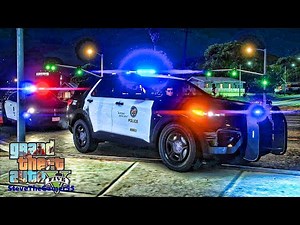 Playing GTA 5 As A POLICE OFFICER Gang Unit Patrol🔥🔥🔥|| GTA 5 Lspdfr Mod| 4K
