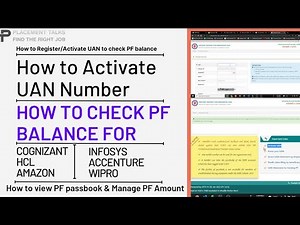 How to Activate / Register UAN number for Infosys, Accenture, Cognizant and all other companies #UAN