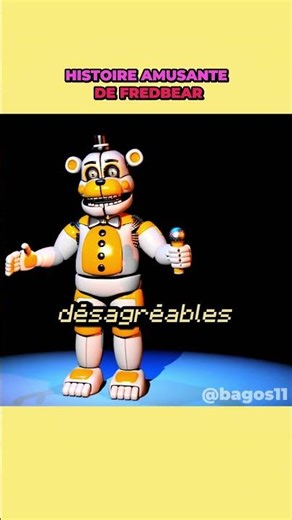 FNAF Comment fonctionne Fredbear Funtime😲 #shorts #fnaf #horror @bagos11