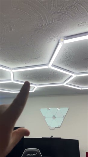 Bright Hexagon LED Garage Light, 25 P