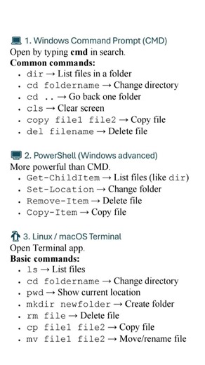 Windows Command for beginners