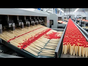 Matchstick Production Line - From Wood to Packaging