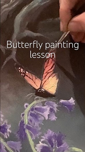 How to paint a colourful butterfly in acrylic paint. ‪@Stew-Art915‬ and ‪@Stew-Artpainting‬