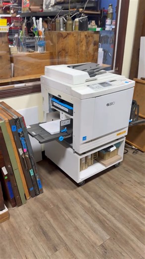 International Printing Museum on Instagram: "Made in Japan, the risograph machine was created as an office duplicator. Artists, however, have taken the original function and turned it on its head. Using the machine and it's variety of colors, creatives unlock a new way to share info and art at mass. Join us on Sunday, Jan 18 with Jun Ha and David Bow of RISO Studio Arts to learn about and use this beloved machine. To reserve your spot and learn more, head to printmuseum.org/guild (link in bio)."