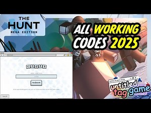 Untitled Tag Game codes March 2025 ⚠️New⚠️ ALL WORKING Codes Roblox Untitled Tag Game 2025