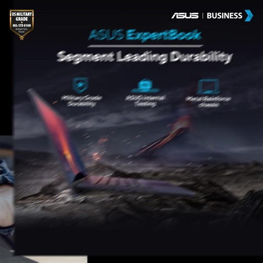 3.7K views · 12 reactions | Unleash your business potential with the ASUS Business ExpertBook series featuring up to 13th Gen Intel® Core™ i7 processor, enterprise-grade security, military-grade durability, seamless support and more. AI PCs built for business now supports up to Intel vPro® platform. #ASUSExpertBook #ExpertBookSeries #BusinessInnovation Know More: https://in.asus.click/fb_expertbook | ASUS | Facebook
