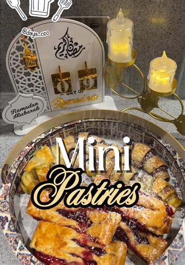 Mini pastries! 🥐 savory meets sweet ✨ I overheated the chocolate spread just a little bit but it turned out fine in the end ✨ hope you all enjoy 🌹🌷 Ft. @Hasanat Radio | 🔊📻 #baking #bakingtok #patries #croissant #ramadan