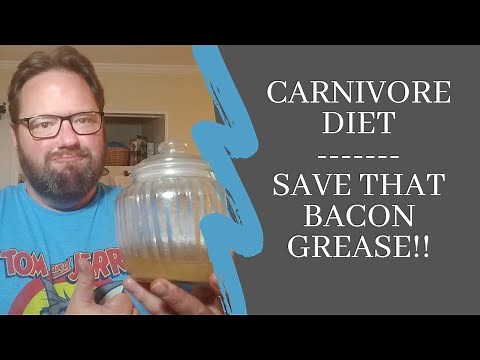 EASY How And Why To Store Bacon Grease For Cooking-CARNIVORE/KETO DIET