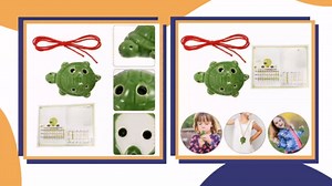 Milisten Turtle Shape 6 Hole Ocarina Flute Ceramic Musical Instrument for Beginners with Lanyard Portable 3.34X2.36X1.57In