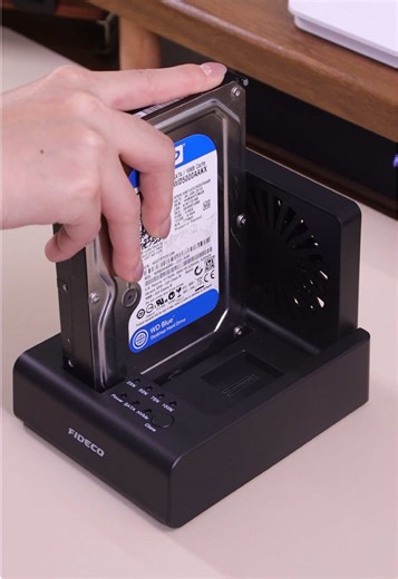 Dual Compatibility, One-Click Cloning! Fully Supports SATA and M.2 NVMe Transfer. #tech #techtok #gadget #ssd #hdd