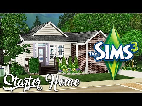 BEGINNING STARTER HOME 🏡 || Sims 3 Speed Build