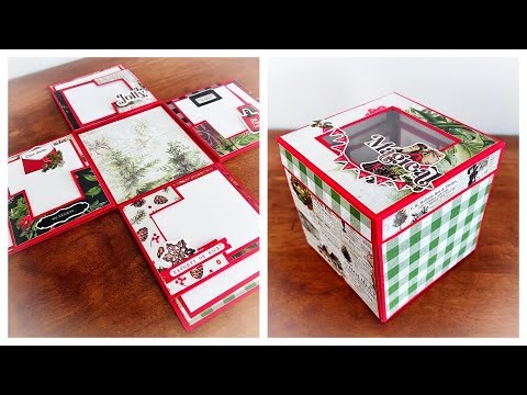 2022 Holiday Series-Episode 3 - Quick and Easy Explosion Box Mini Album.