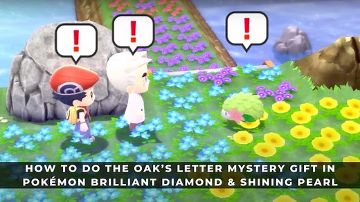 How to do the Oak’s Letter Mystery Gift in Pokémon Brilliant Diamond & Shining Pearl