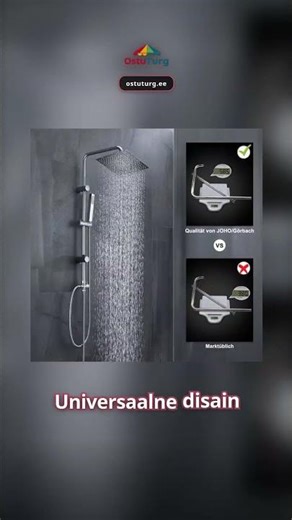 Görbach Dušikomplekt - Kvaliteetne Vihmadušš | OstuTurg